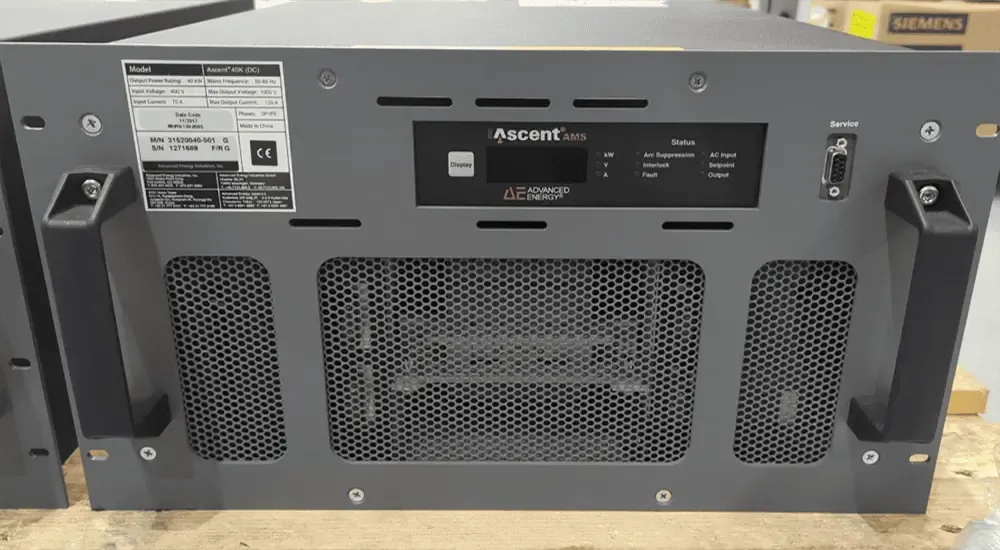 AMS - 40 KW DC Generator - Emerson and Renwick Ltd